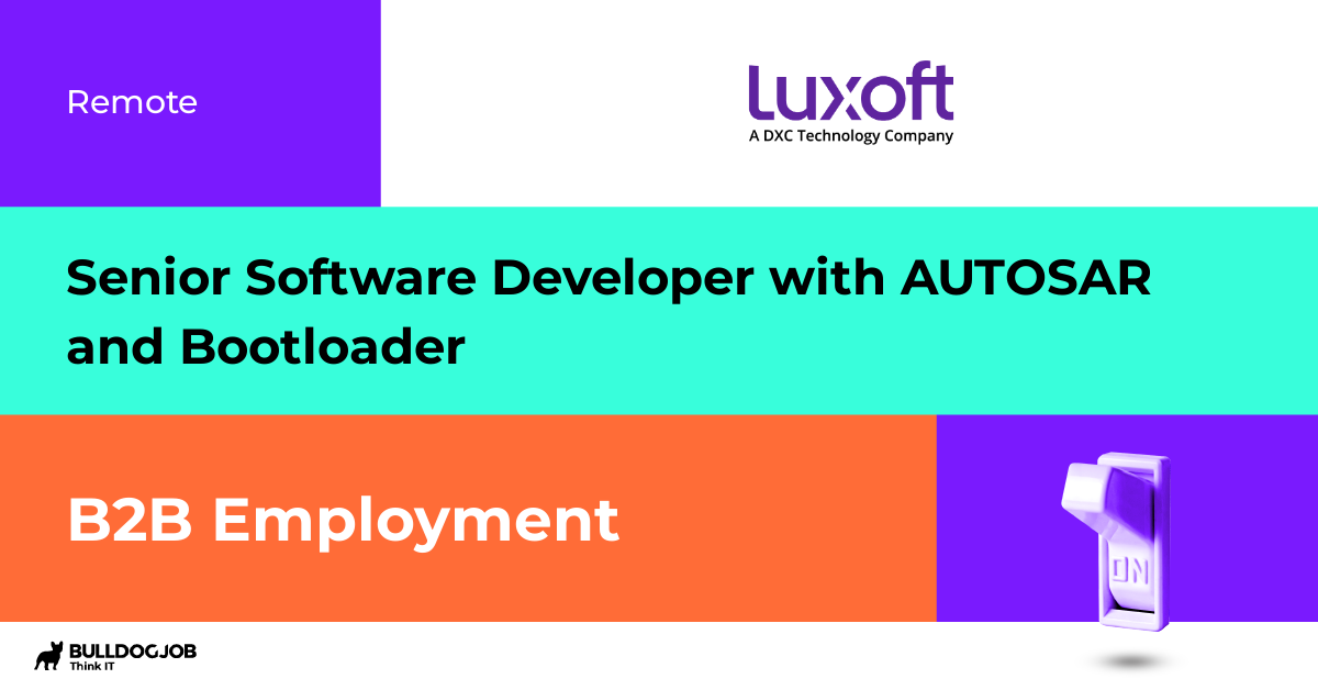 Senior Software Developer With Autosar Classic Remote Luxoft Poland