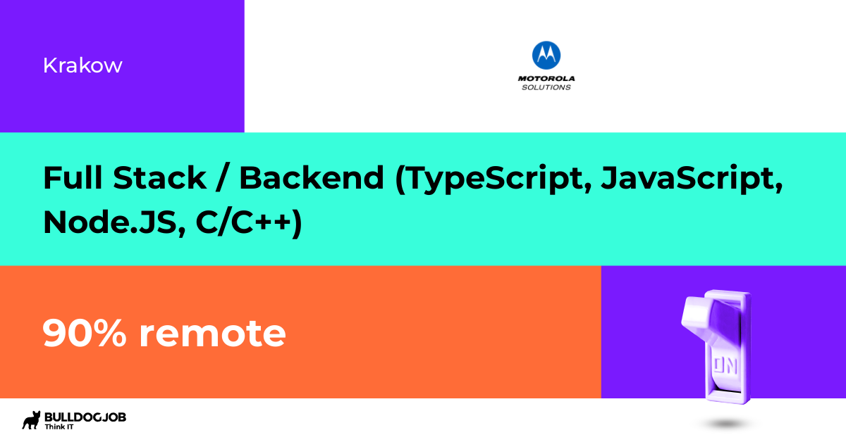 Full Stack Backend Typescript Javascript Nodejs Cc Kraków Motorola Solutions 