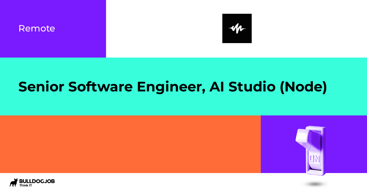 Senior Software Engineer, AI Studio (Node) - Remote - Speechify